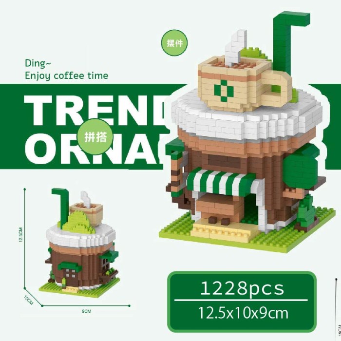 Jual BLOCK CITY NANO BLOCKS COFFEE SERIES/ MAINAN BALOK BANGUN SUSUN ...
