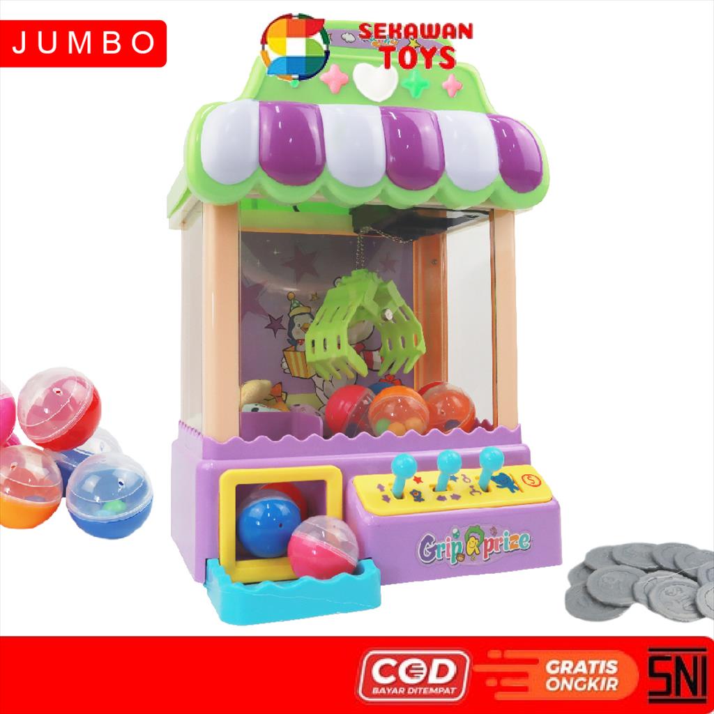 Jual Mainan JUMBO Claw Machine / Joy Claw Machine / Mesin Capit Boneka ...
