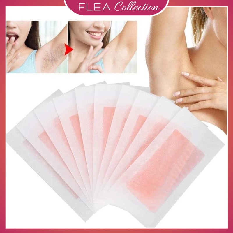 Jual FLEA Paper Waxing / Hair Removal Strip PaperWax Pencabut Bulu dari Akar / Wax Wajah Ketiak ...