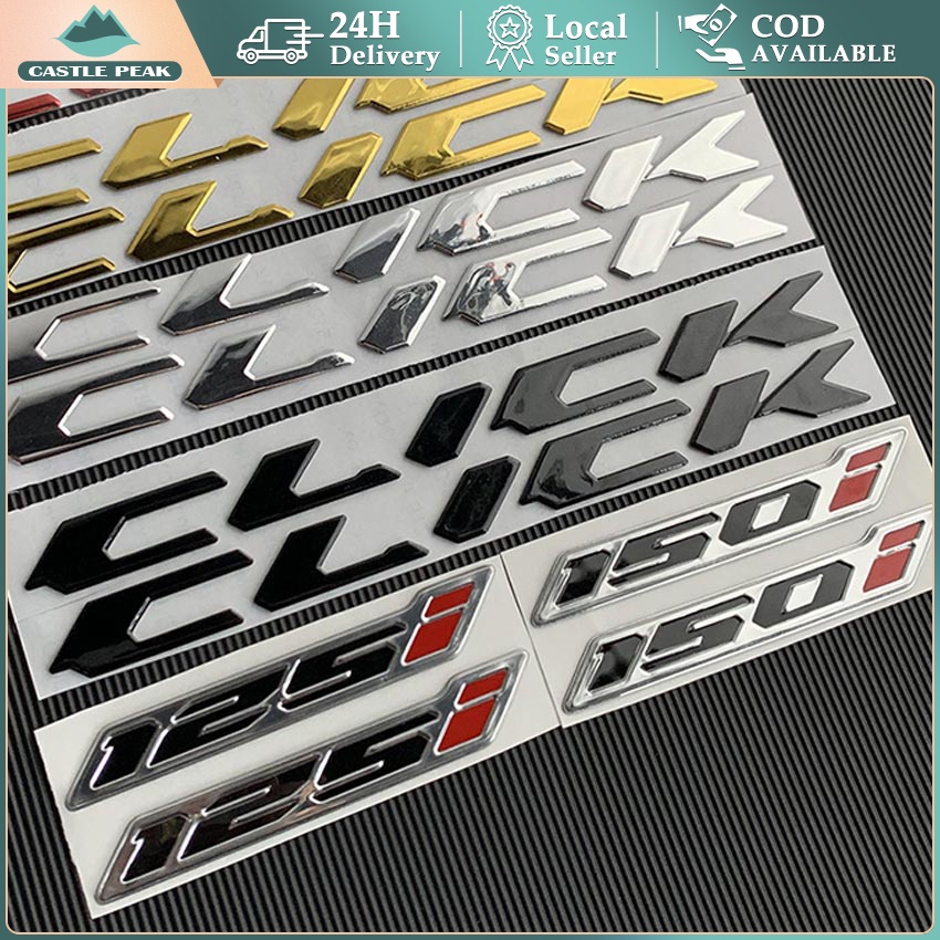 Jual Emblem Click 125i 150i Stiker Logo Timbul Vario 125 New Old 160 ...