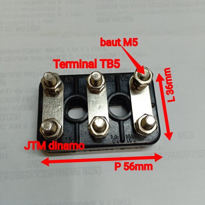 Jual Terminal TB5 -Terminal electro motor-Terminal jumper-Terminal dinamo | Shopee Indonesia