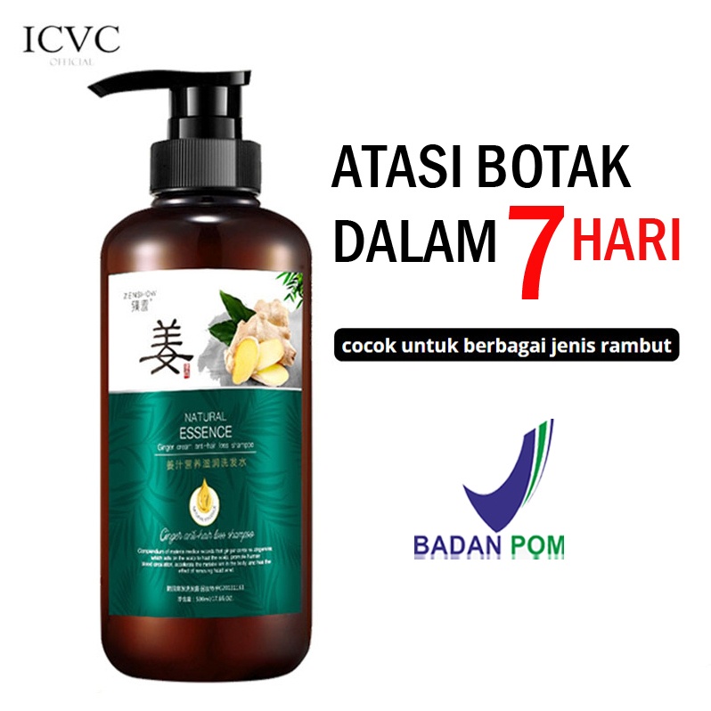 Jual [BPOM APPROVED] 500ml Shampo Penumbuh Rambut Cepat Ginger Sampo ...