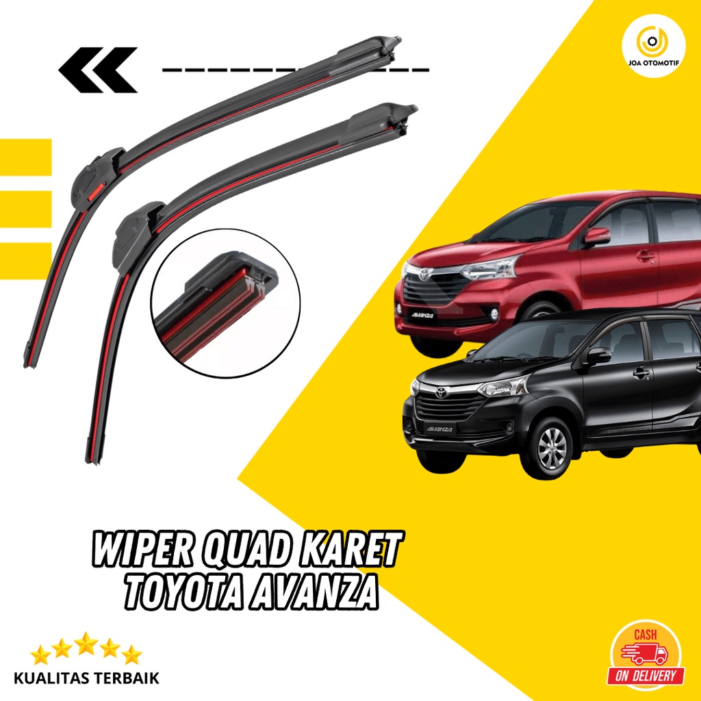 Jual Wiper Mobil 4 Karet Toyota Avanza Lama All New Avanza Grand