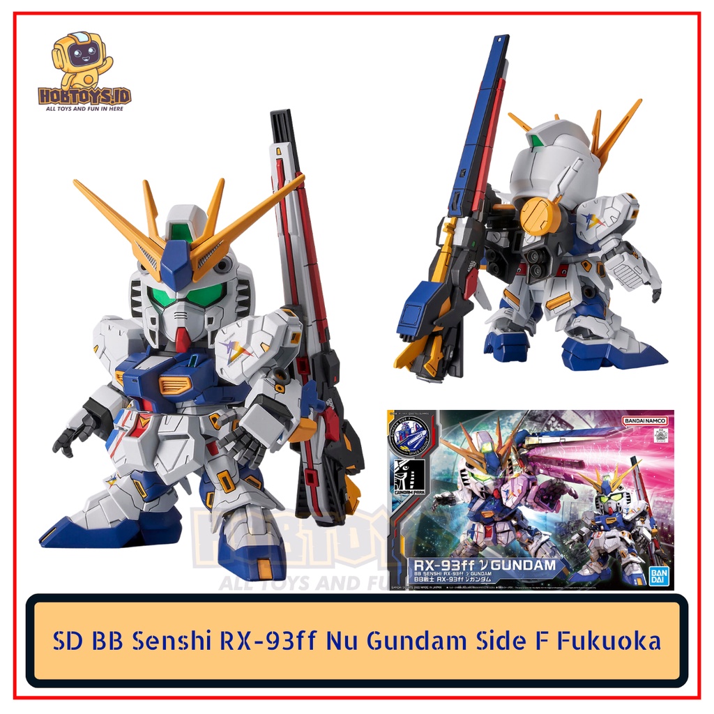 Jual SD BB Senshi RX 93ff Nu Gundam Side F Fukuoka | Shopee Indonesia