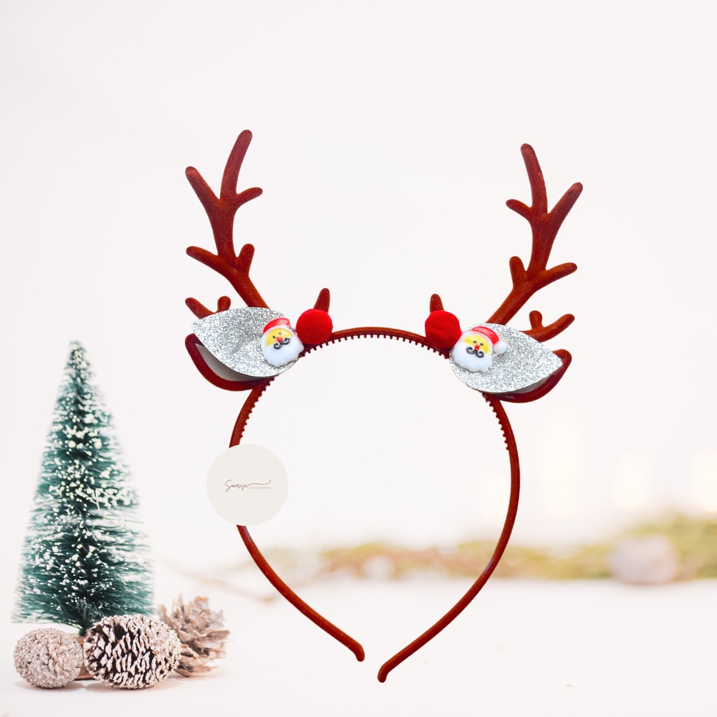 Jual BANDO CHRISTMAS REINDEER / BANDO NATAL TANDUK RUSA / BANDO LED ...