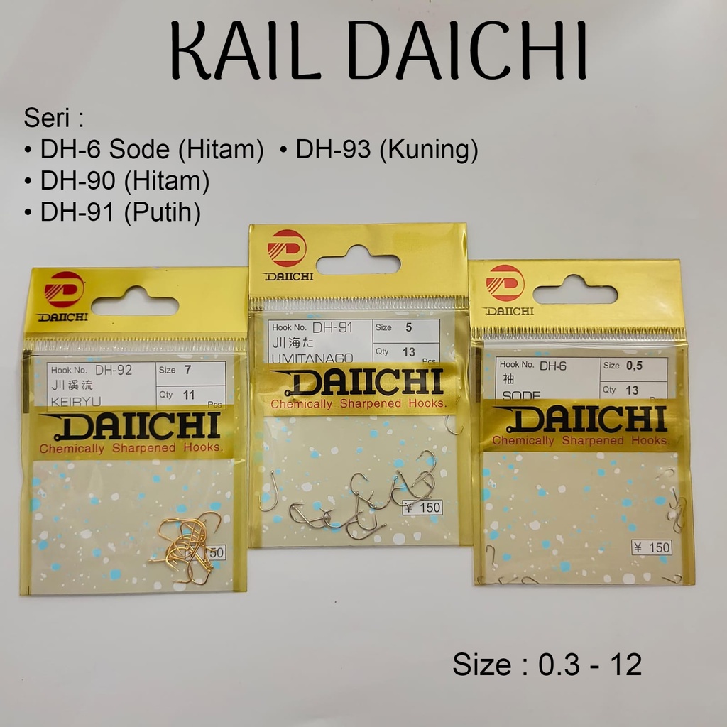 Jual Kail Daichi Seri Dh-6 Sode Dh-90 Dh-91 Dh-92 Dh-12 Warna Biru ...
