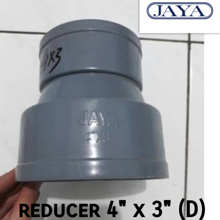 Jual Reducer sok 4" x 3" inch JAYA Verlop Sock vlok flok shock overlop ...