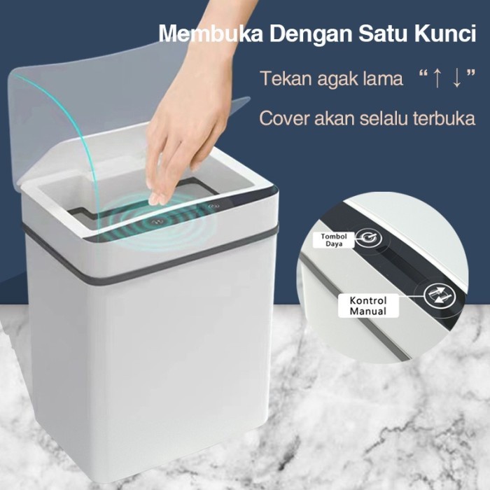 Jual Tempat Sampah Digital Otomatis Sensor Infrared Kapasitas Besar 12L ...