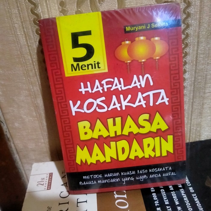 Jual ORI 5 MENIT HAFALAN KOSAKATA BAHASA MANDARIN | Shopee Indonesia