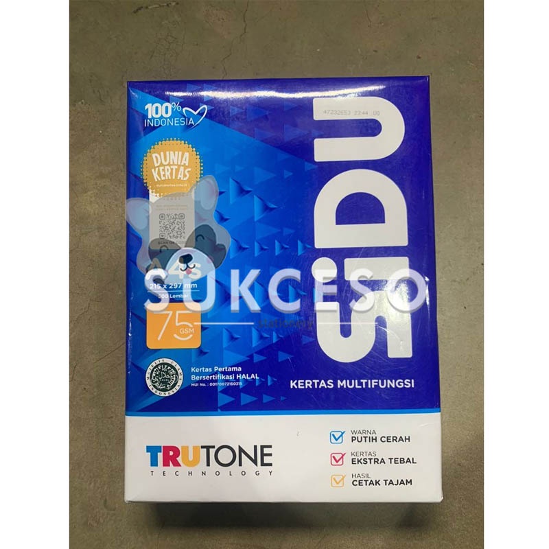 Jual Sidu Sinar Dunia A4s 75 Gr Kertas Hvs Kertas Print Fotocopy