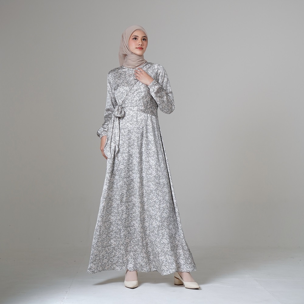 Jual Le Khari Haura Gamis Cotton Silk Gamis Busui Size S - XL | Shopee ...