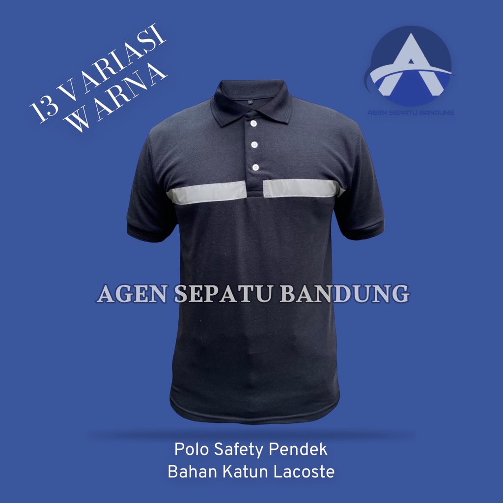 Jual KAOS SAFETY POLO SHIRT / KERAH POLO POLOS / KAOS POLO SHIRT ...