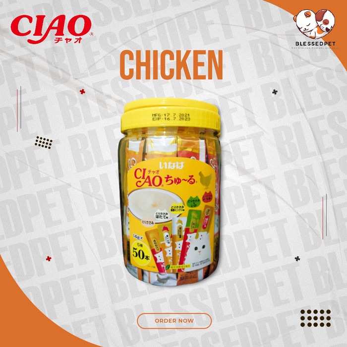 Jual CIAO Liquid Snack Toples / Snack Kucing CIAO Liquid Toples isi ...