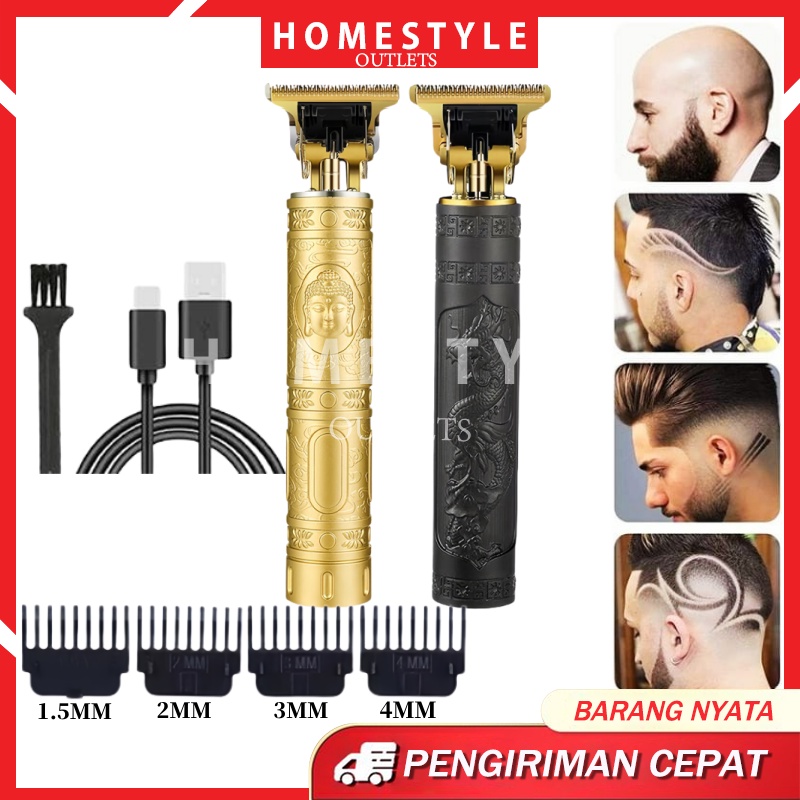 Jual Mesin Cukur Jenggot / Alat Cukur Jenggot/Mesin Cukur Rambut Listrik/USB Rechargeable Razor ...