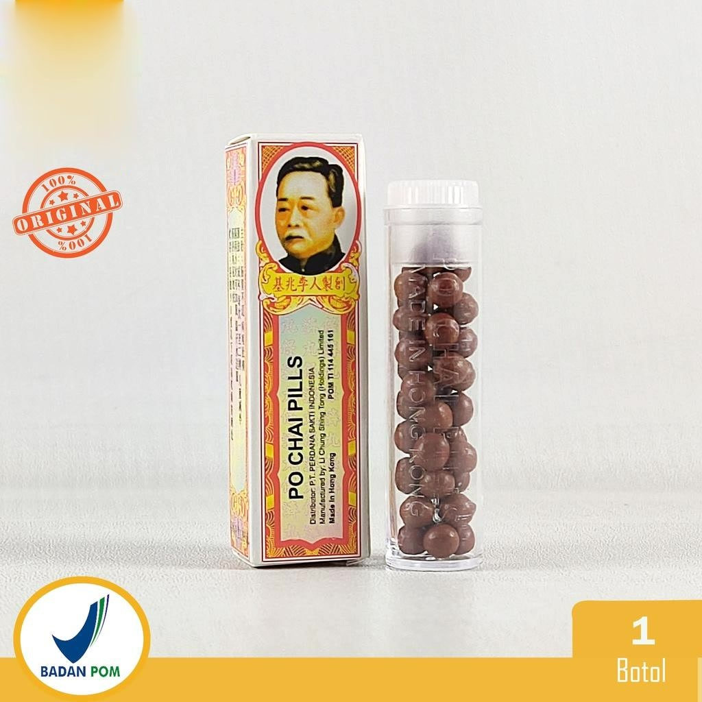 Jual PO CHAI PILLS (1 BOTOL) PochaiPill / PAO CI WAN / PAO CI YEN / OBAT SAKIT PERUT | Shopee ...