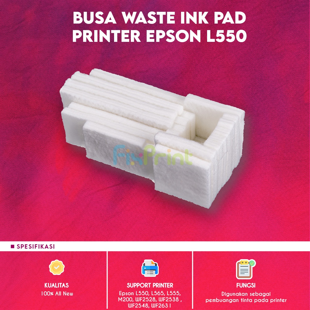 Jual Busa Waste Ink Pad Printer Epson L550 L565 L555 M200 M200 WF2528 ...