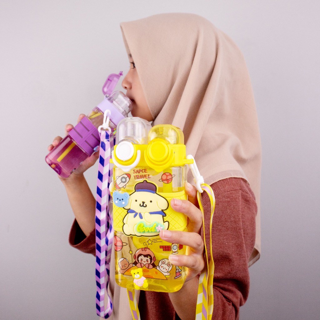Jual SEJAHTERA SELALU - Botol Minum Anak 580 ML Dual 2 in 1 Karakter ...