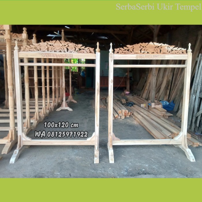 Jual GAWANGAN BATIK KNOCKDOWN GAWANGAN BATIK UKIR KAYU KAYU KERAS ...