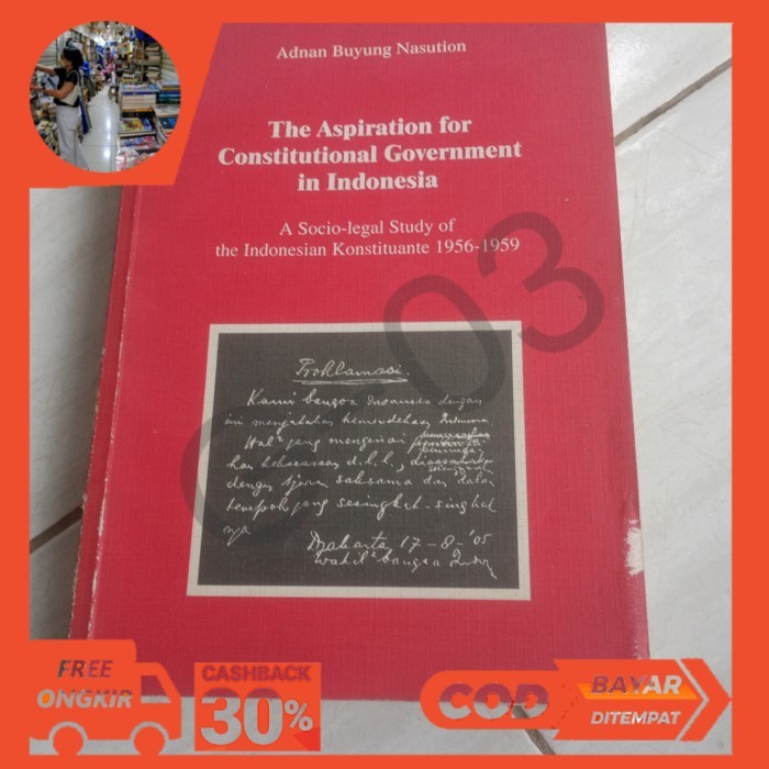 Jual THE ASPIRATION FOR CONSTITUTIONAL GOVERNMENT IN INDONESIA-ADNAN BUYUNG NASUTION- | Shopee ...