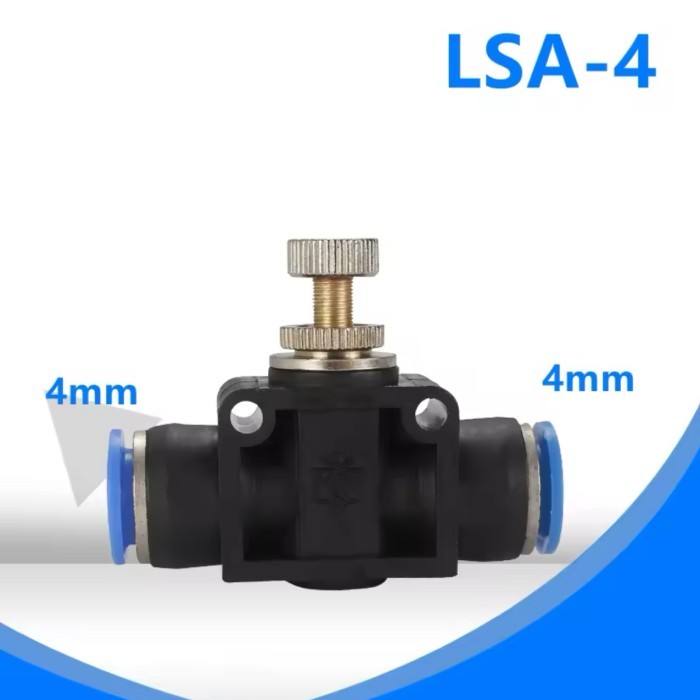Jual LSA-4 LSA-04 Pneumatic Fitting Speed Control Valve 4mm | Shopee ...
