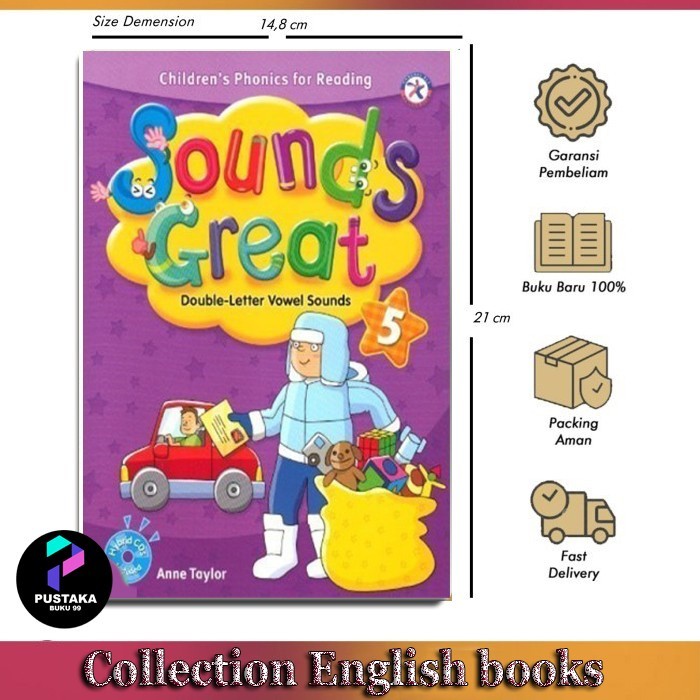 Jual Buku Sounds Great 5 - Double-Letter Vowel Sounds Eng | Shopee ...
