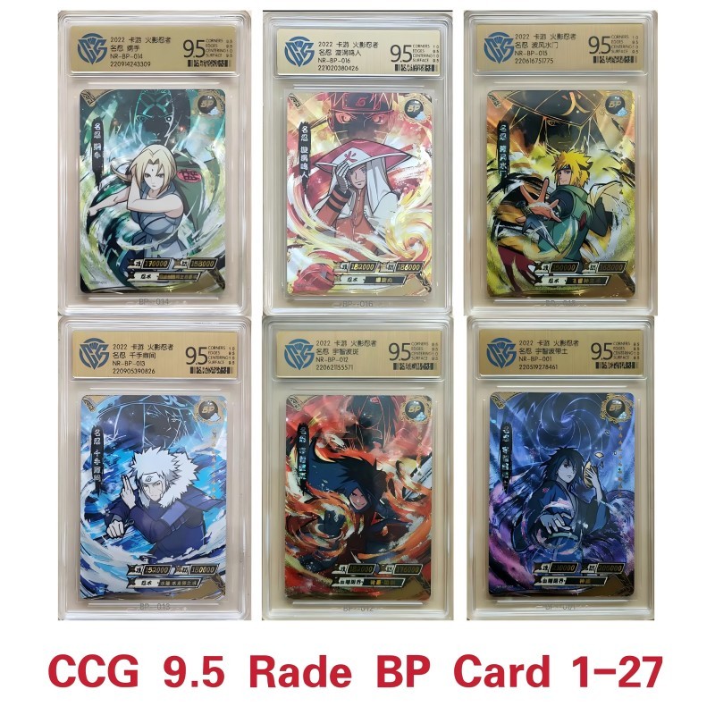 Jual Genuine Naruto Cards Rare BP Cards 9.5 Graded Rating Card Uchiha ...