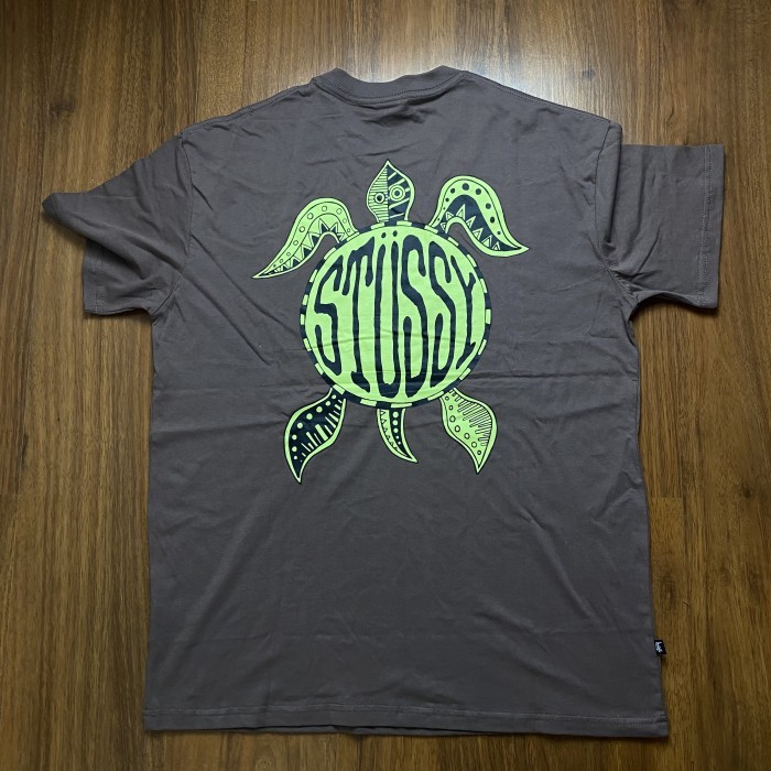 Jual Stussy Australia - Sea Turtle Tee (Brown) BNWOT | Shopee Indonesia