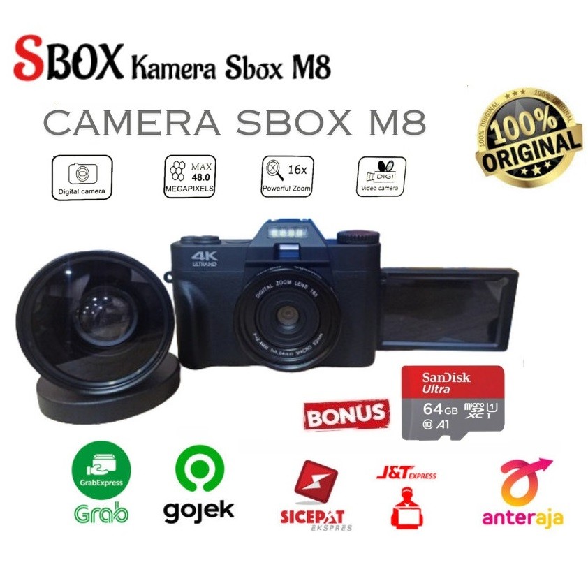 Jual Kamera Digital Sbox M8 - camera Sbox M8 Original Sbox S530 24Mp ...