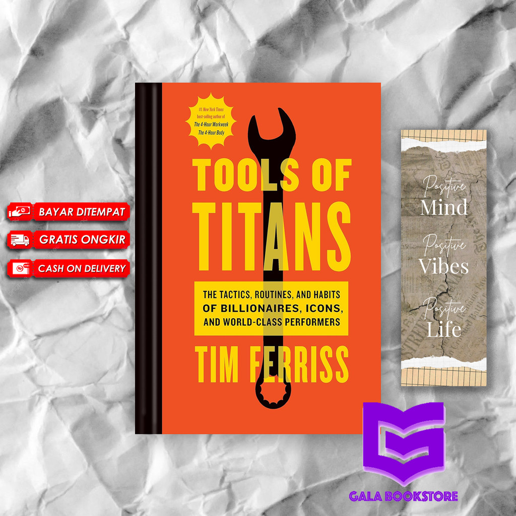 Jual Tools of Titans : A Book by Tim Ferriss ( English ) | Shopee Indonesia