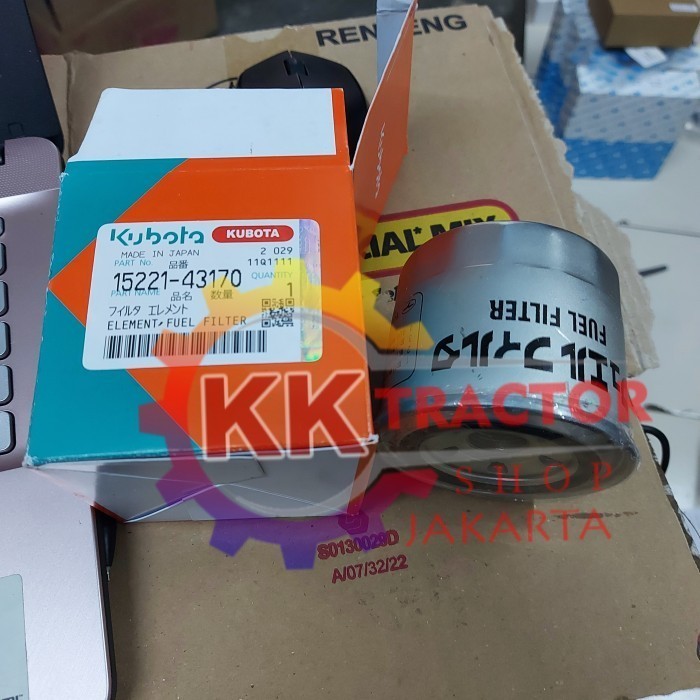 Jual FILTER SOLAR KUBOTA U50 V2203 15221-43170 ELEMENT FUEL FILTER U50 ...
