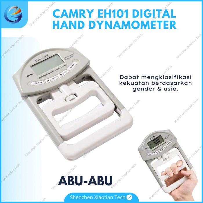 Jual CAMRY EH 101 Digital Hand Dynamometer Hand Grip Dynamometer - Abu ...