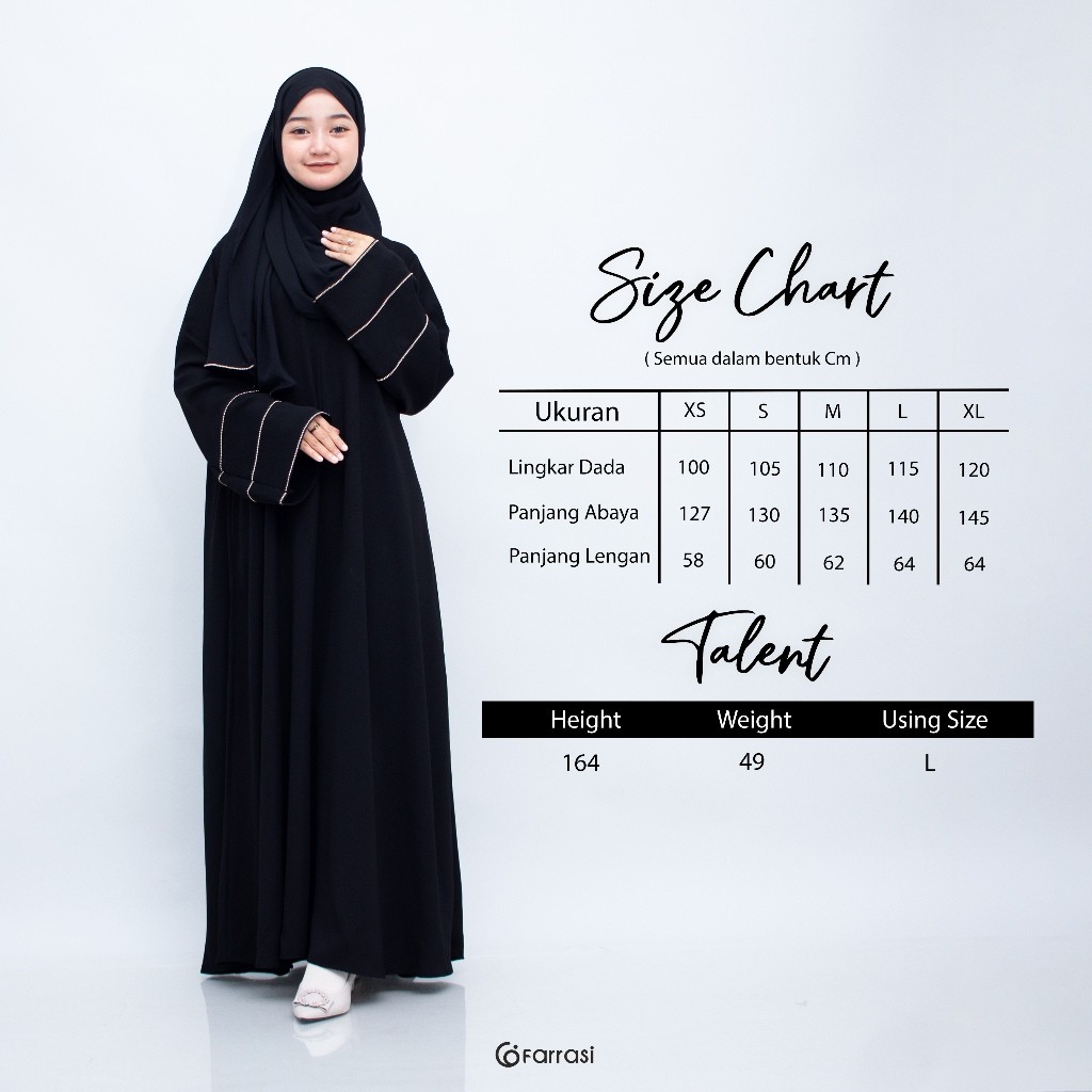 Jual SO99 Farrasi Medina Set / Abaya Premium + Hijab | Shopee Indonesia