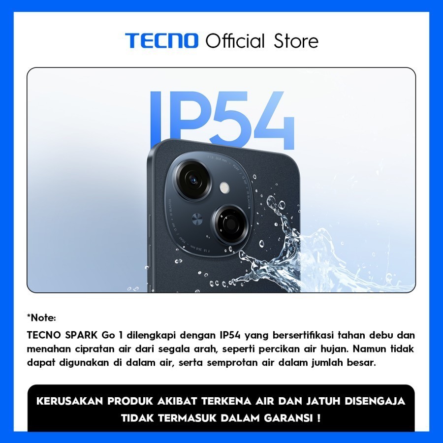 Jual TECNO SPARK GO 1 4GB 128GB BERGARANSI RESMI | Shopee Indonesia