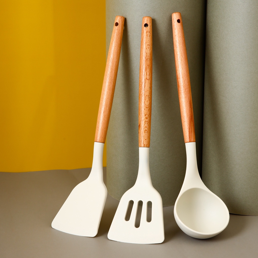 Jual Spatula Silikon Tahan Panas Sutil Alat Masak Sehat Kitchen Tools ...