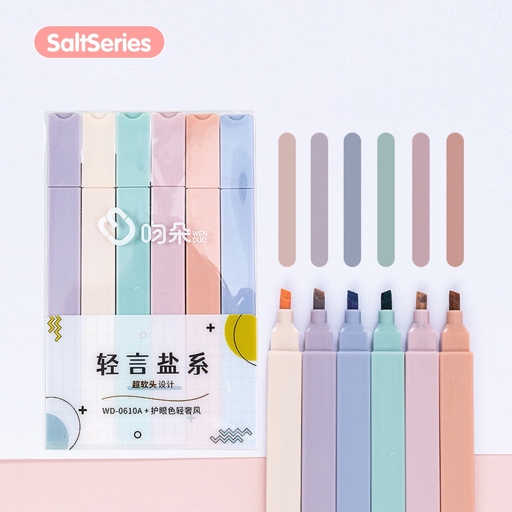 Jual Lakoe 6PCS stabillo warna/Stabillo Highliter set/Multicolor pena ...