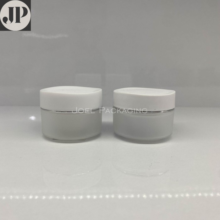 Jual POT CREAM PP BUNGA 15GR PUTIH NATURAL TRANSPARAN WHITE 15 GRAM G ...