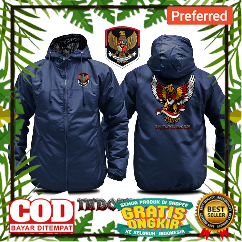 Jual OOTD KEREN JAKET TRENDY 2023 /Jaket Parasut Bomber Hoodie Timnas ...