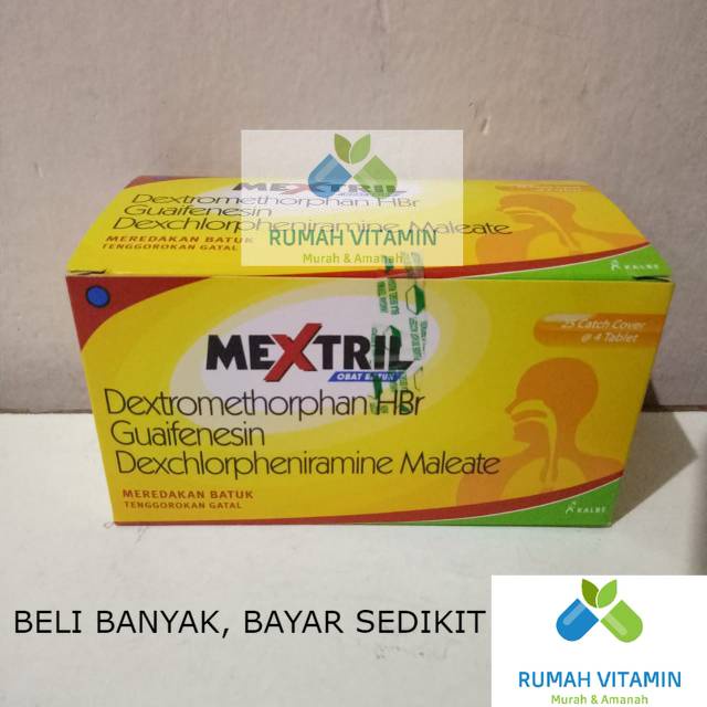 Jual Mextril tablet 1 box isi 25 strip | RUMAH VITAMIN | Shopee Indonesia