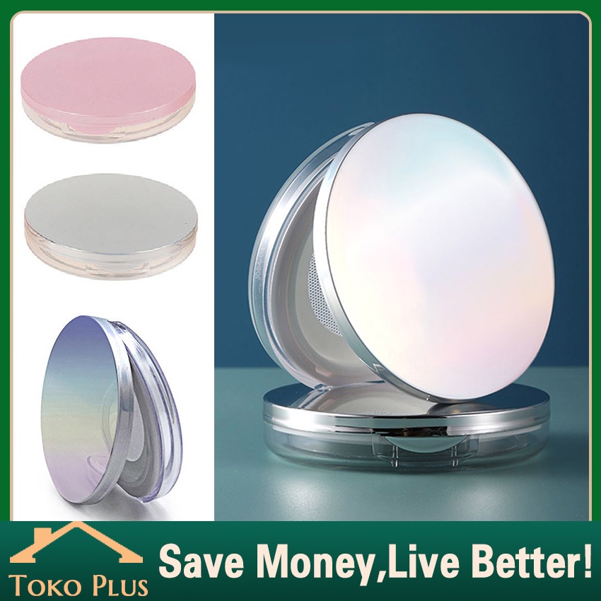 Jual Wadah Bedak Tabur Travel Aesthetic Dengan Cermin Min Portabel ...