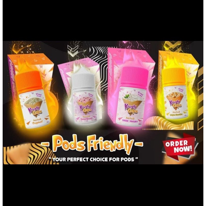 Jual Liquid PODFRIENDLY Krusty Crepes 30ml 15mg | Shopee Indonesia