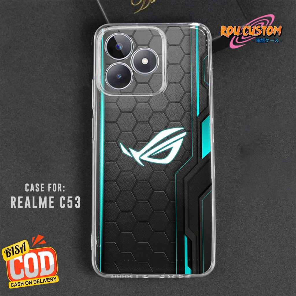 Jual Case REALME C53 Terbaru 2023 Rou Custom [ ROG ] Casing Hp ...