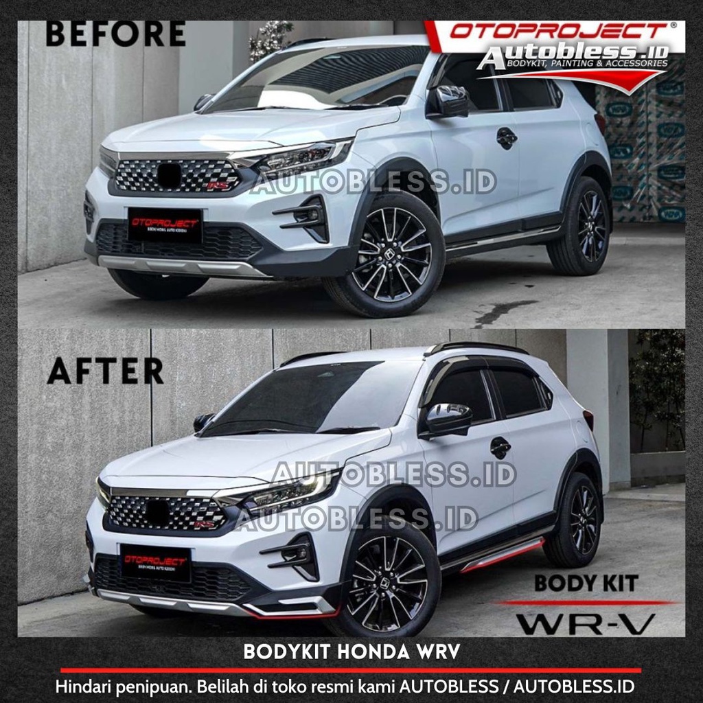 Jual Bodykit Honda WRV Plastic Import Plug n Play Bergaransi | Shopee Indonesia