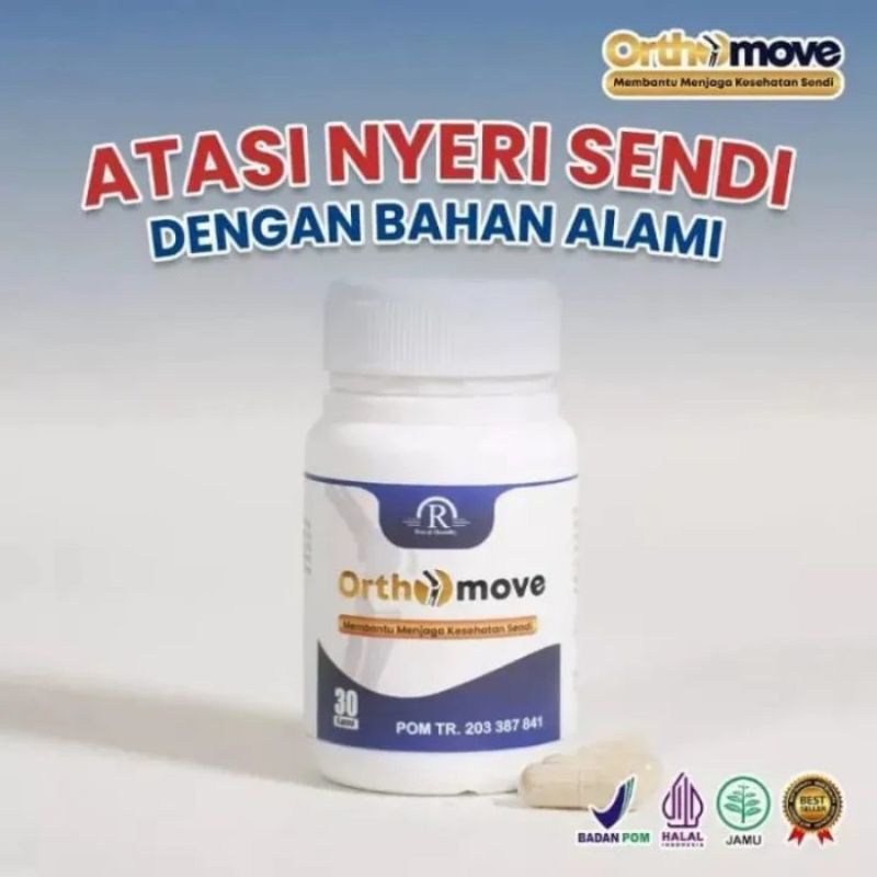 Jual Orthomove 30 Capsule 100 Herbal Asli Original Kapsul Nyeri Sendi
