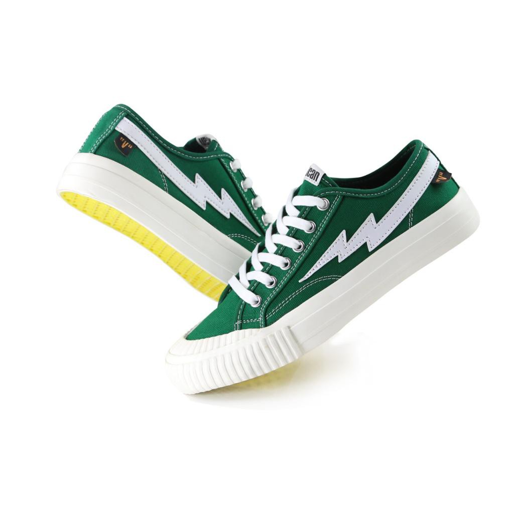 Jual VULCAN | Nanno basic green | sepatu vulcanized | Shopee Indonesia