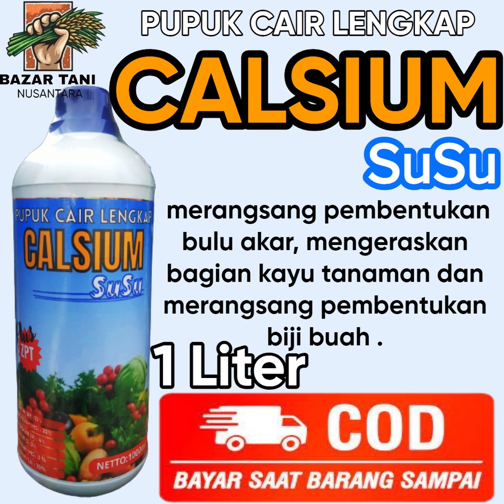 Jual Pupuk kalsium susu tanaman / pencegah rontok bunga & buah Calsus ...