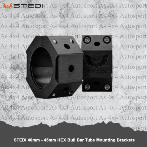 Jual STEDI 40mm - 45mm HEX Bull Bar Tube Mounting Brackets | Shopee ...