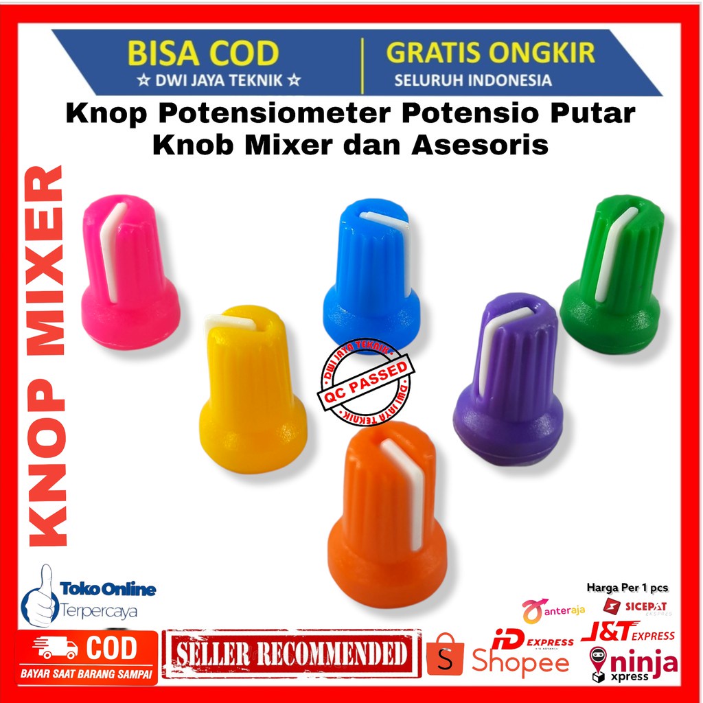 Jual Knop Potensiometer Potensio Putar Knob Mixer dan Asesoris | Shopee Indonesia