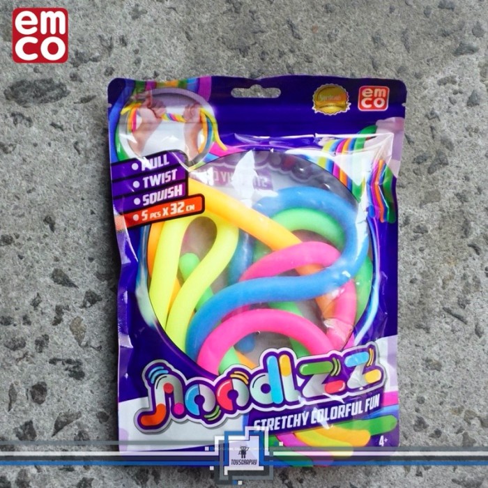 Jual EMCO Noodlzz Noodle Noodlez Squishy Stretchy Twist Mainan Bakmi ...
