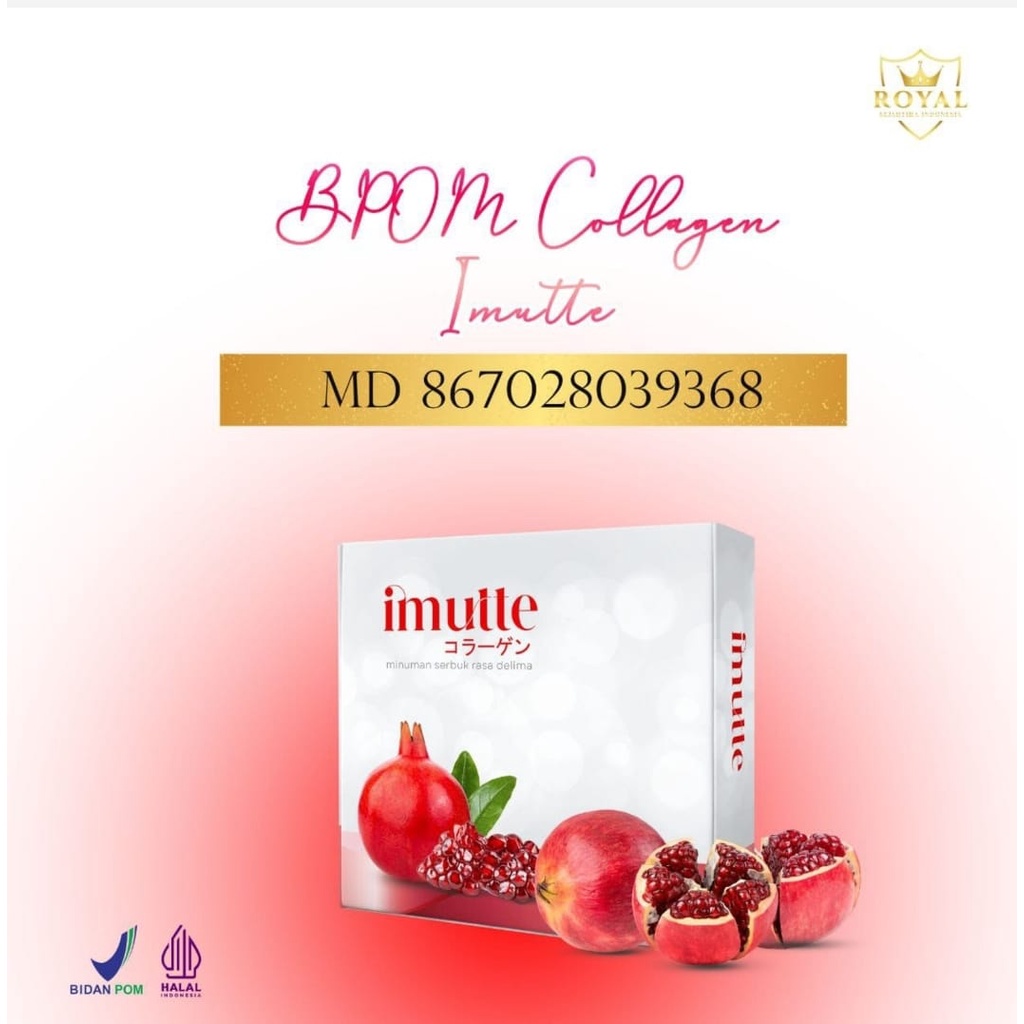 Jual Imutte Collagen Premium Minuman Serbuk Kolgen Kesehatan Rasa ...