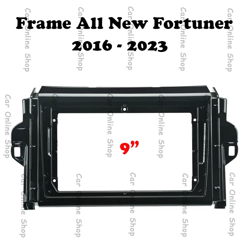 Jual Frame Head Unit 9 Inch Fortuner 2016 Mobil Toyota Double din Panel ...